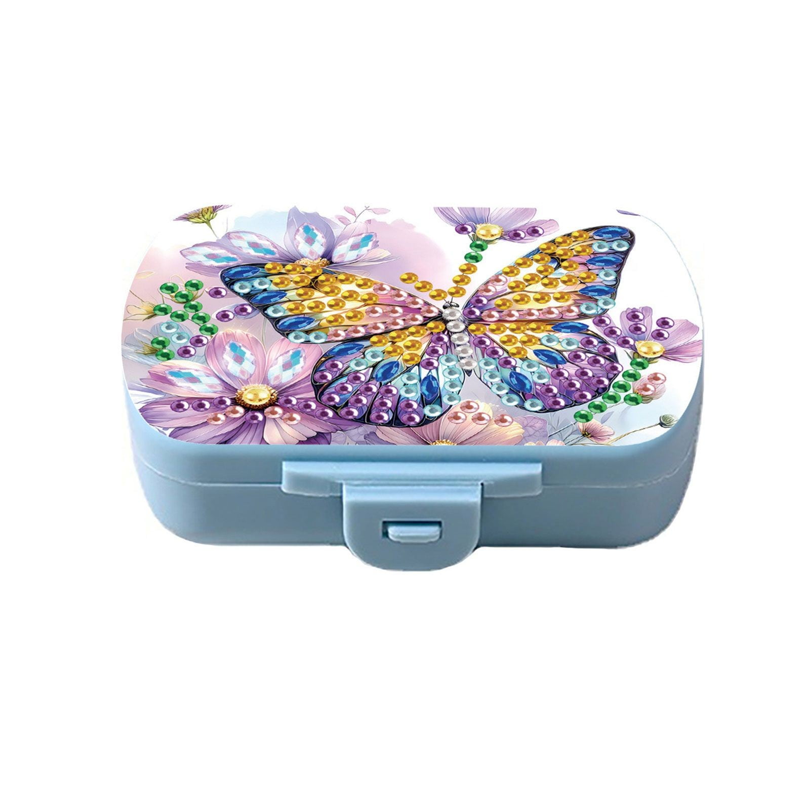 MOQIN Travel Pill Organizer, 6 Compartments Medicine Pill Case,Portable ...