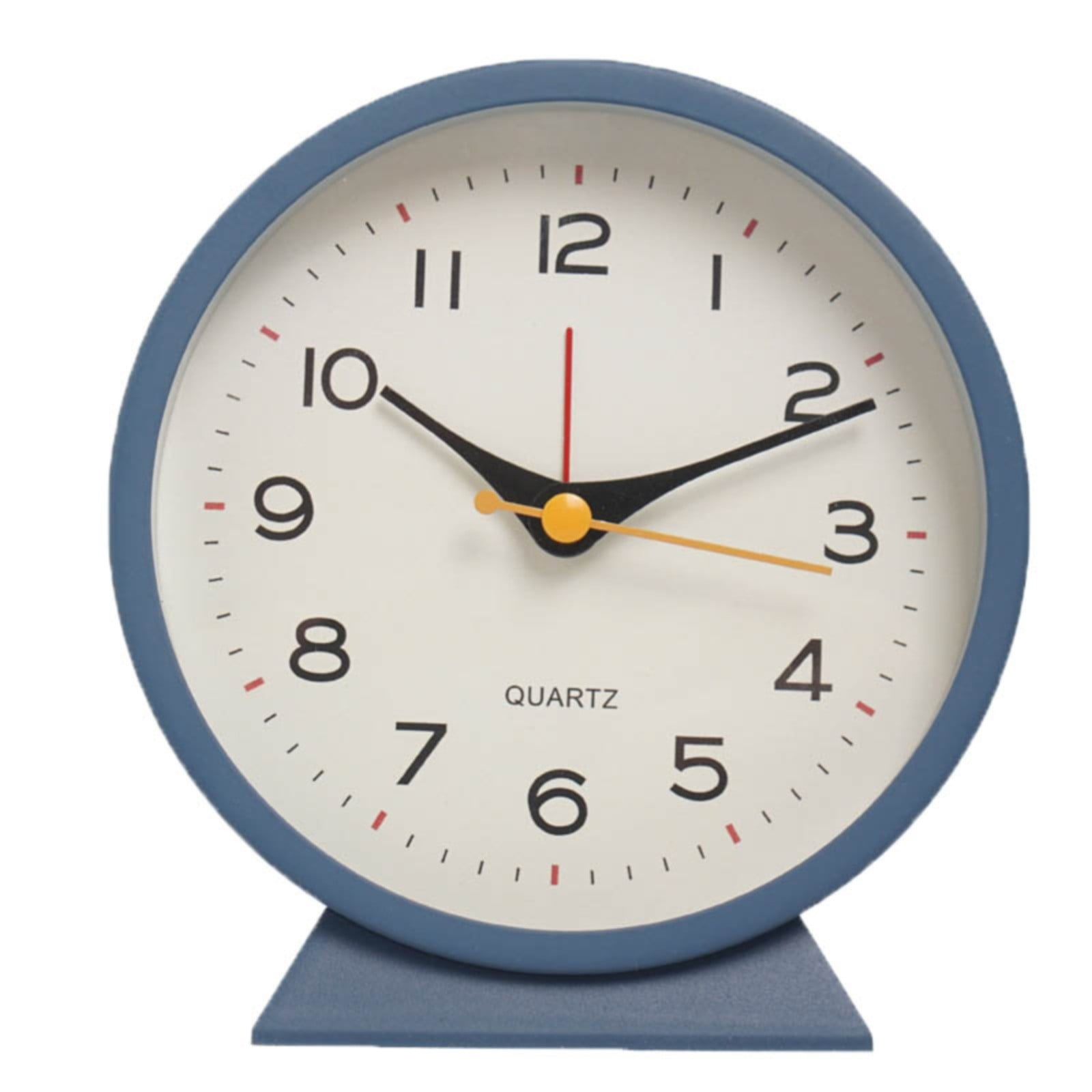 MOQIN Vintage Retro Analog Alarm Clock, Retro Large Silent Sweep Modern ...