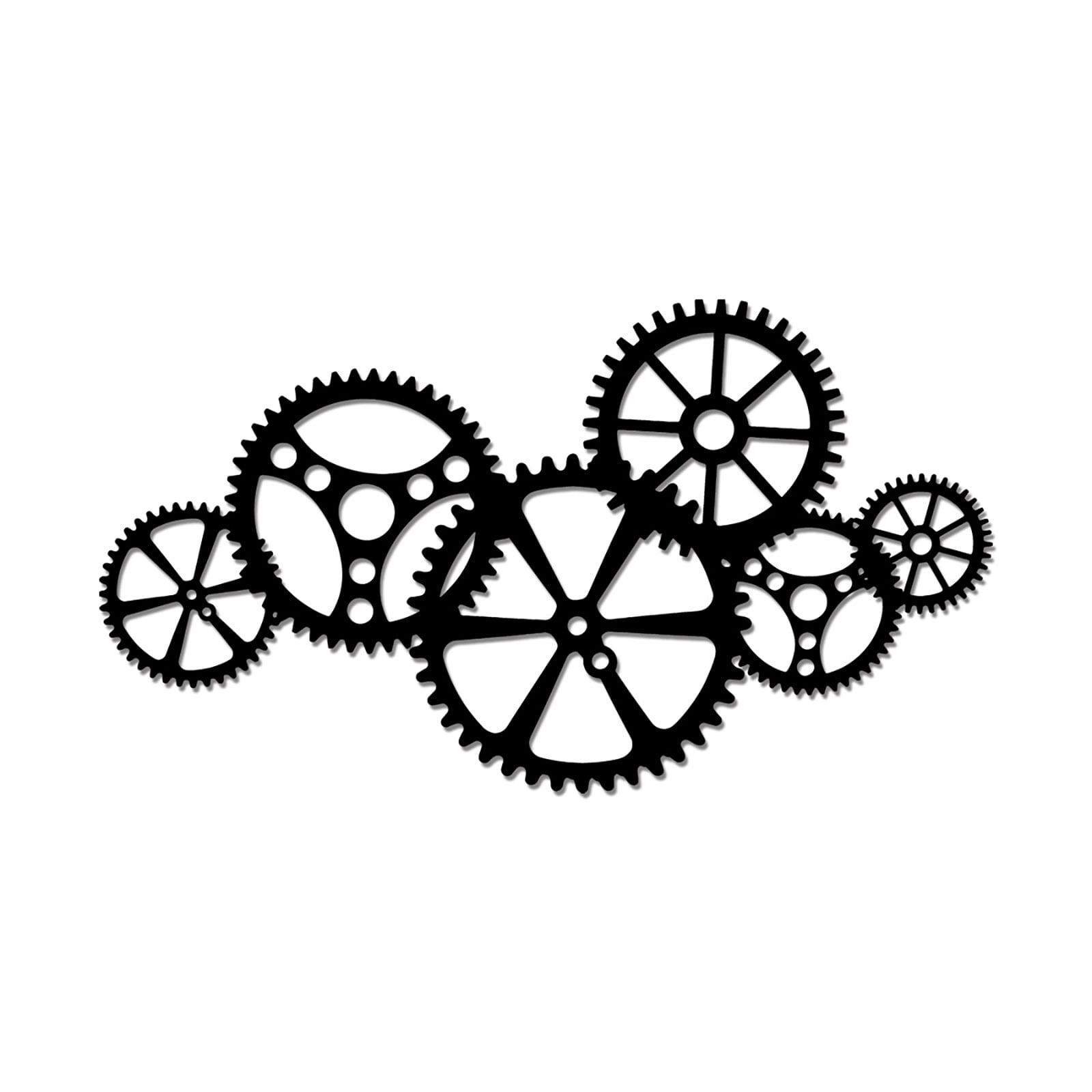MOQIN Vinyl Wall Decal Gears Office Art Decoration Stickers Mural Large ...