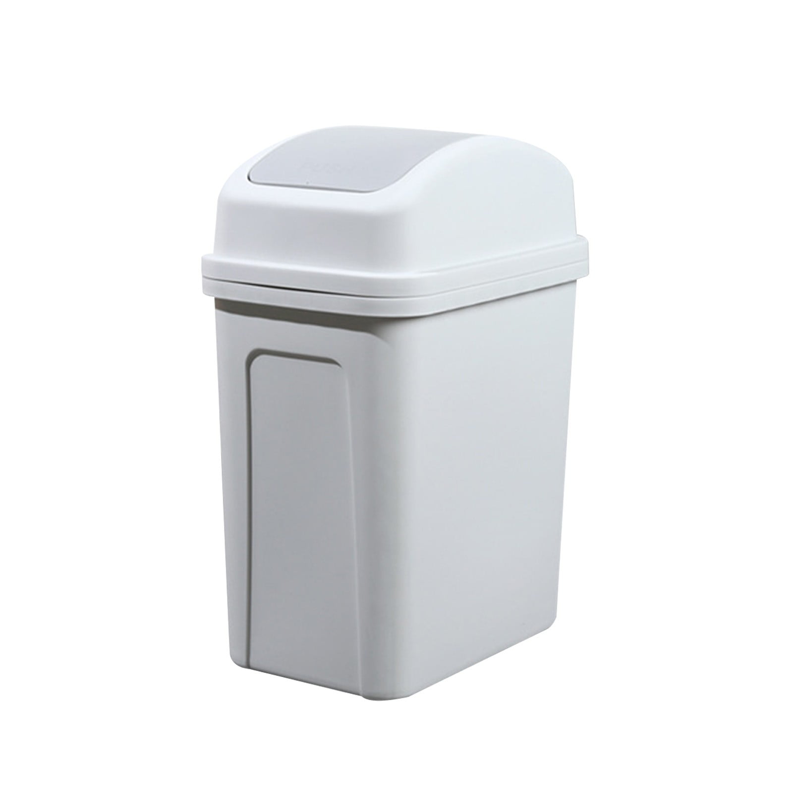 MOQIN Waste Container with Swing Lid, 5.5 Gallon, Space Saving Slim ...