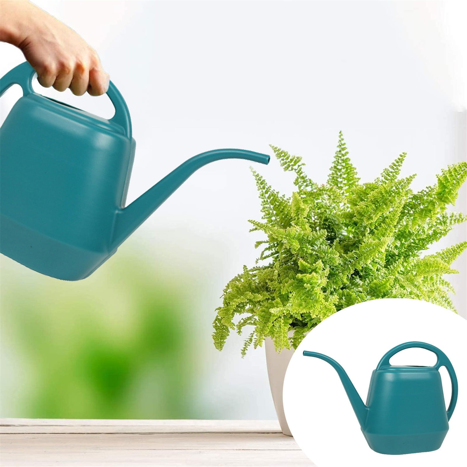 MOQIN Watering Can for Indoor Outdoor Plants, 1/2 Gallon Plastic ...