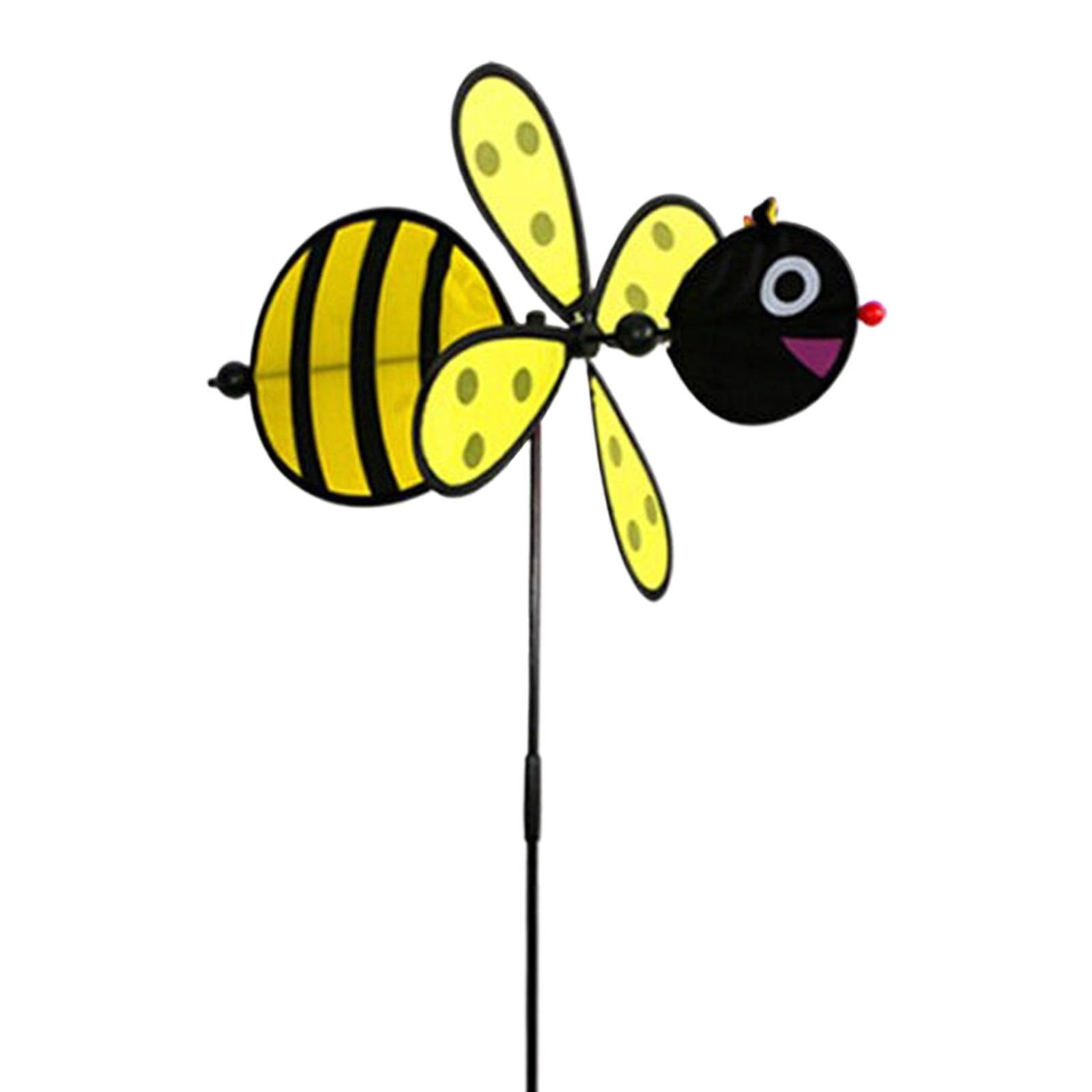 MOQIN Whirly Wing Spinner, Baby Bee Ground Spinner,Garden Decor ...