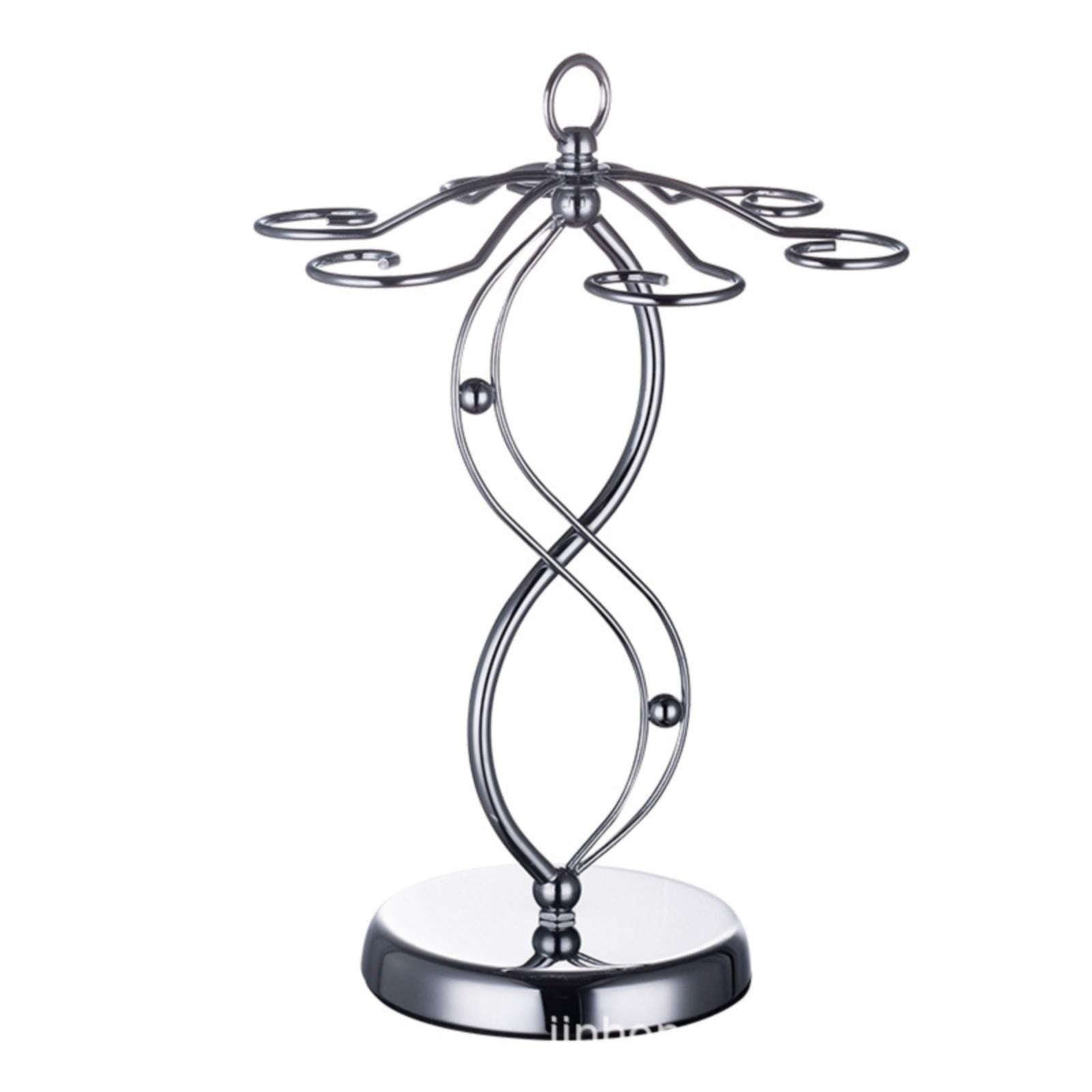 MOQIN Wine Glass Holder Stand, Countertop Freestanding Stemware Drying ...