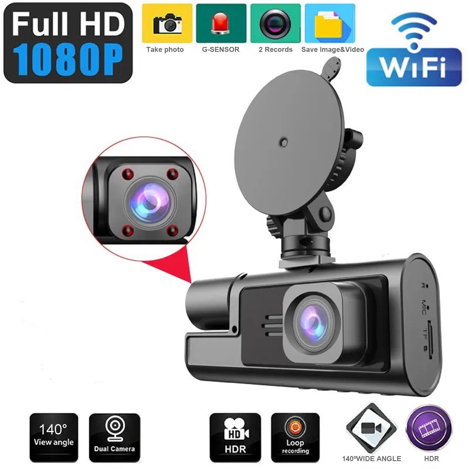 MOQLOM Dash Cam Front and Inside 1080P FHD Dash Camera for Cars with ...