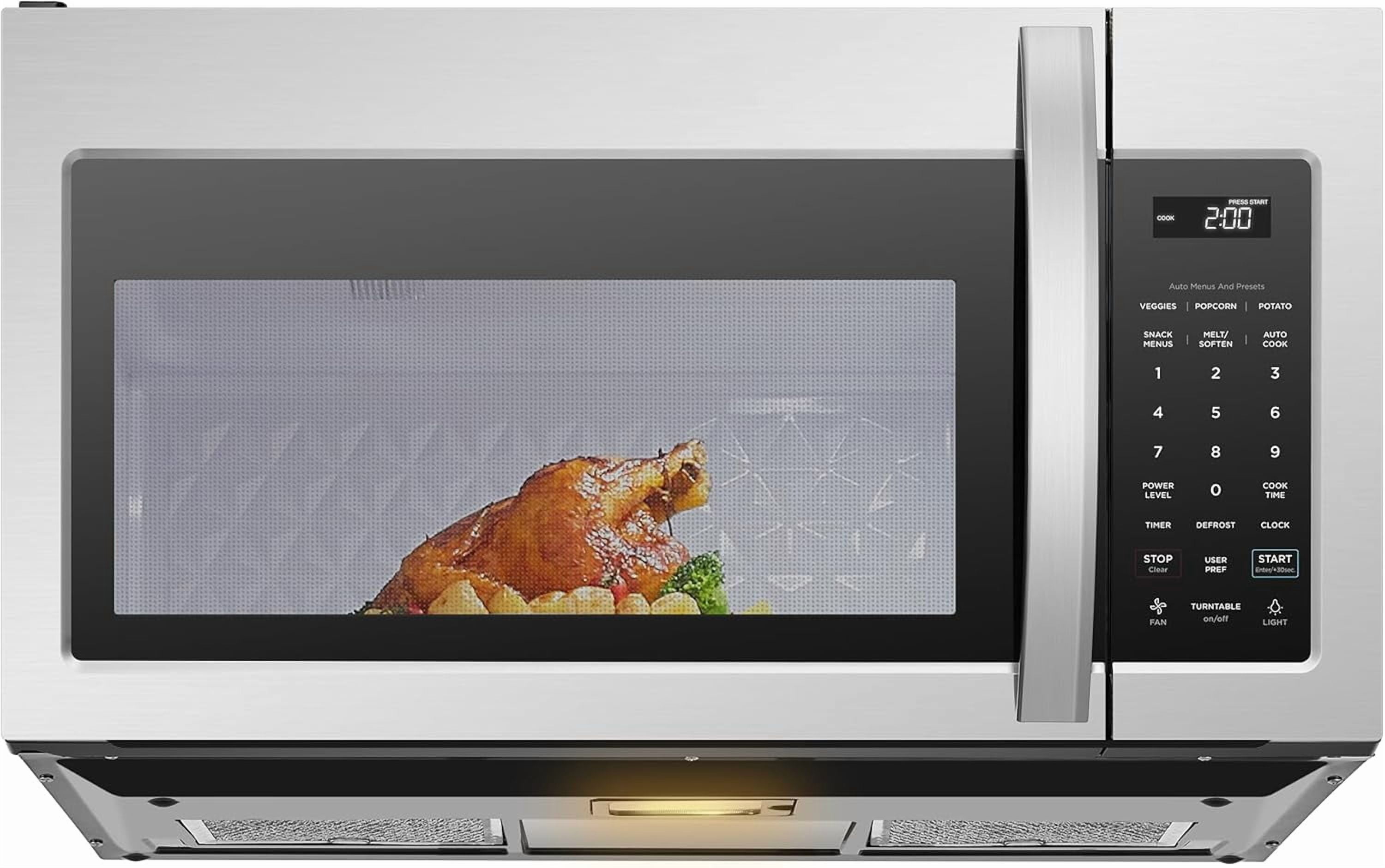 MOR17BSA-SS 1.7 Cu.ft. Over The Ran Microwave Oven with Smart Touch ...
