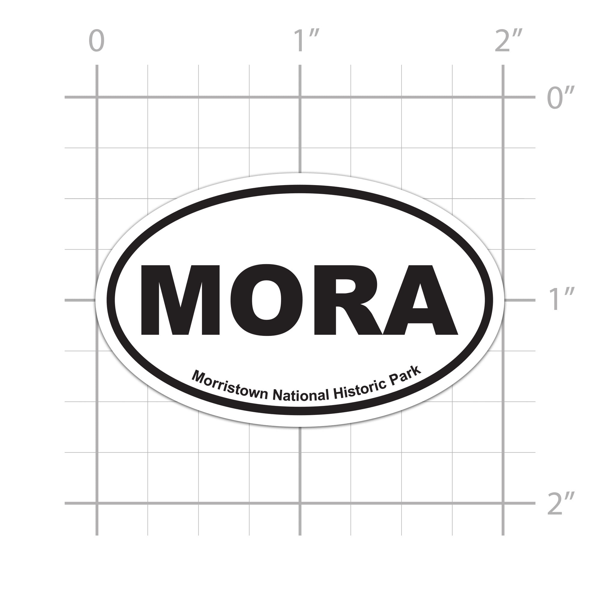 MORA Morristown National Historic Park Sticker for water bottle phone ...