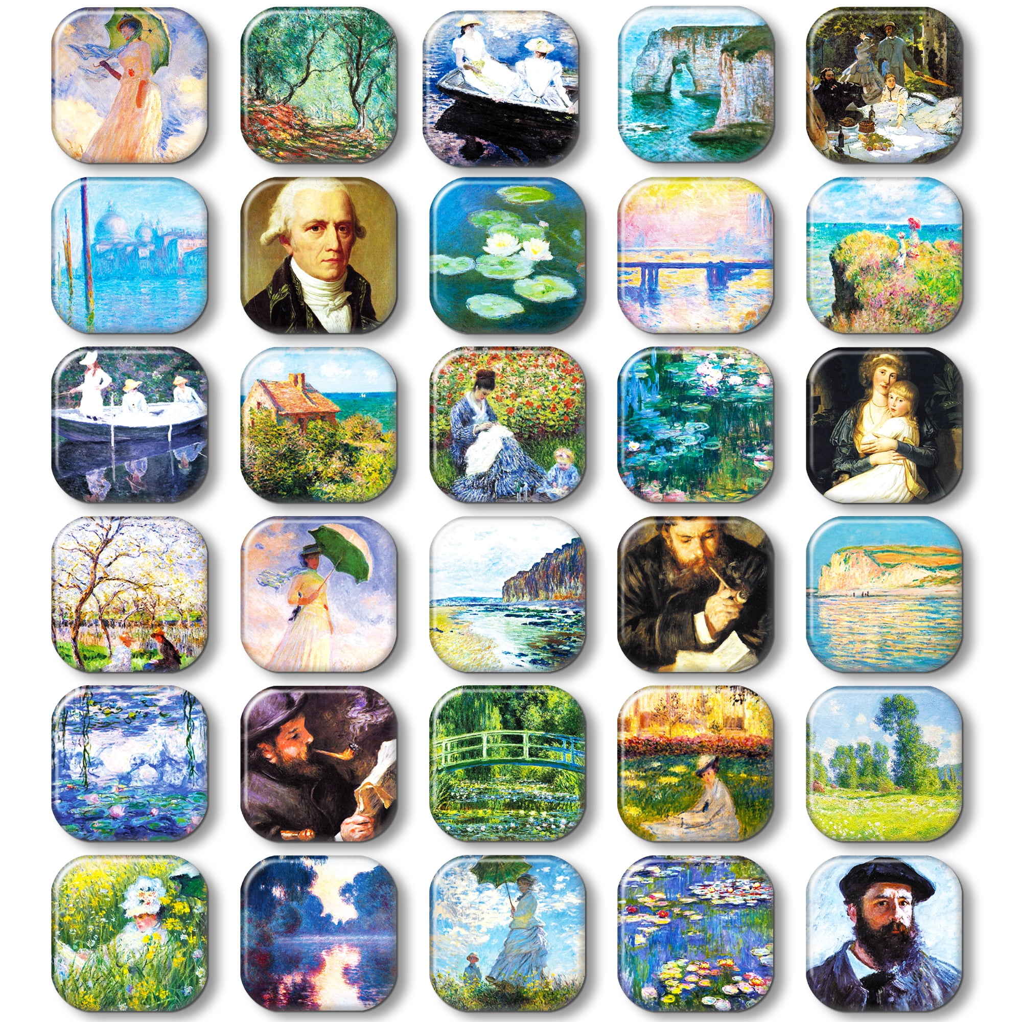 MORCART 30Pack Decorative Magnets Art Fridge Magnets Cute Refrigerator ...