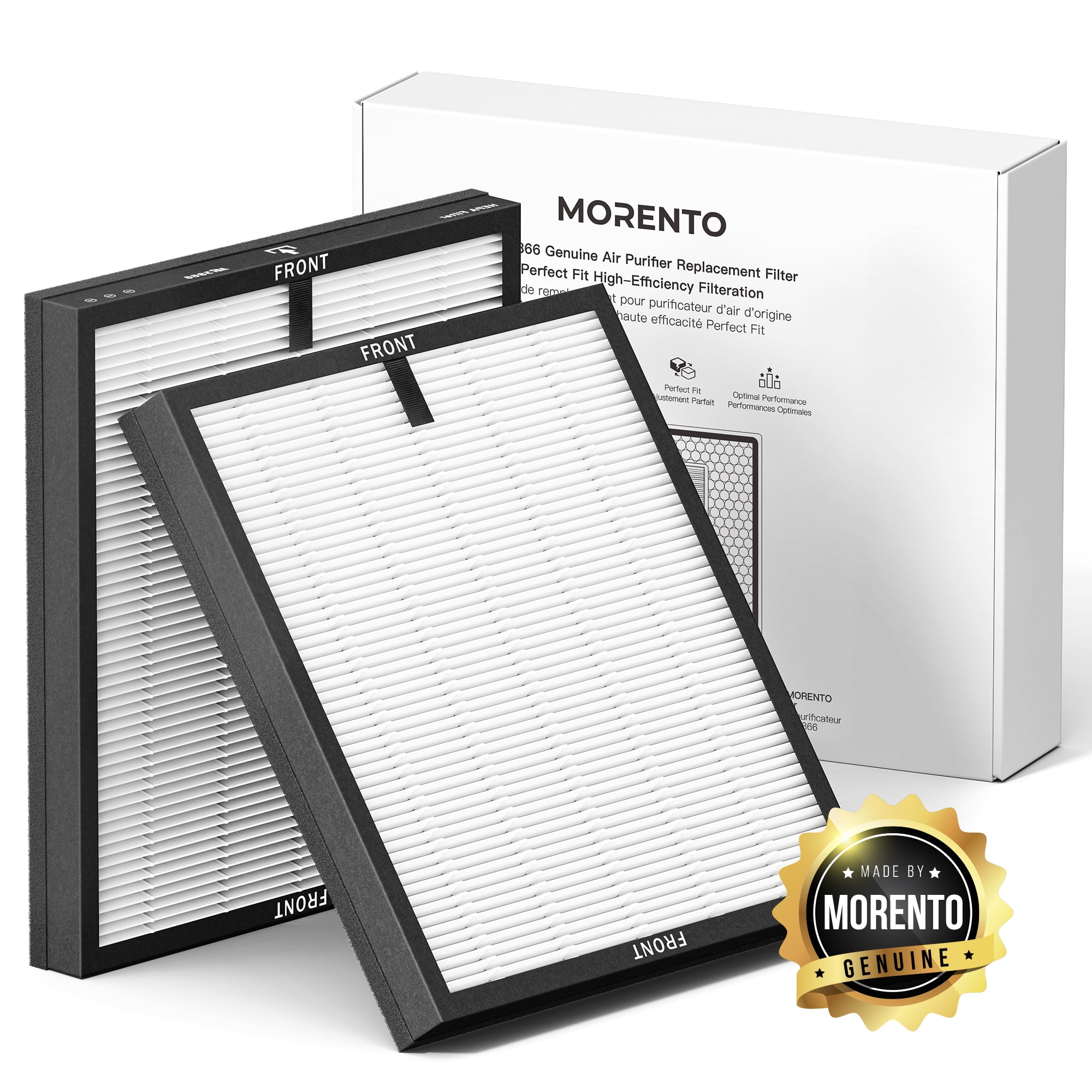 MORENTO MR5866 Air Purifier Replacement Filter, True HEPA Filter ...