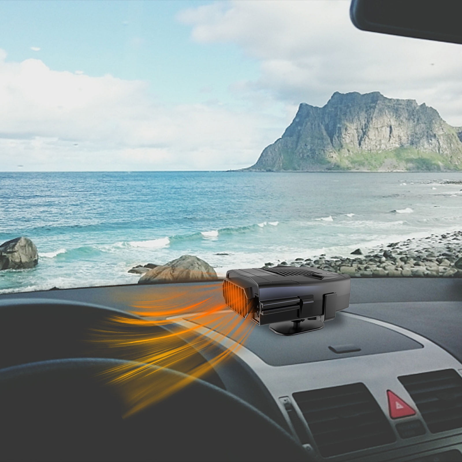 MORESEC under $5 12V Car HeaterPortable 12V Defrosting Fan for Car ...