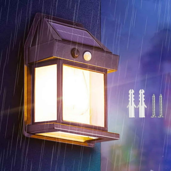 MORESEC under $5 2Pcs Solar Motion Light, Solar Powered Motion Sensor ...