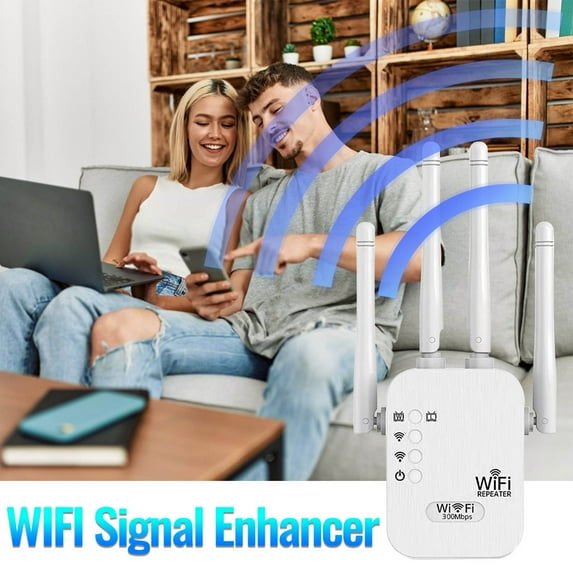 MORESEC under $5 2Pcs WiFi Network Extender,300Mbps WiFi Signal Booster ...