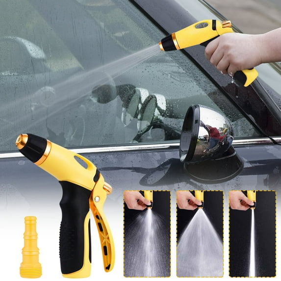 MORESEC under $5 Garden Hose NozzleGarden Hose Nozzle with Multiple ...