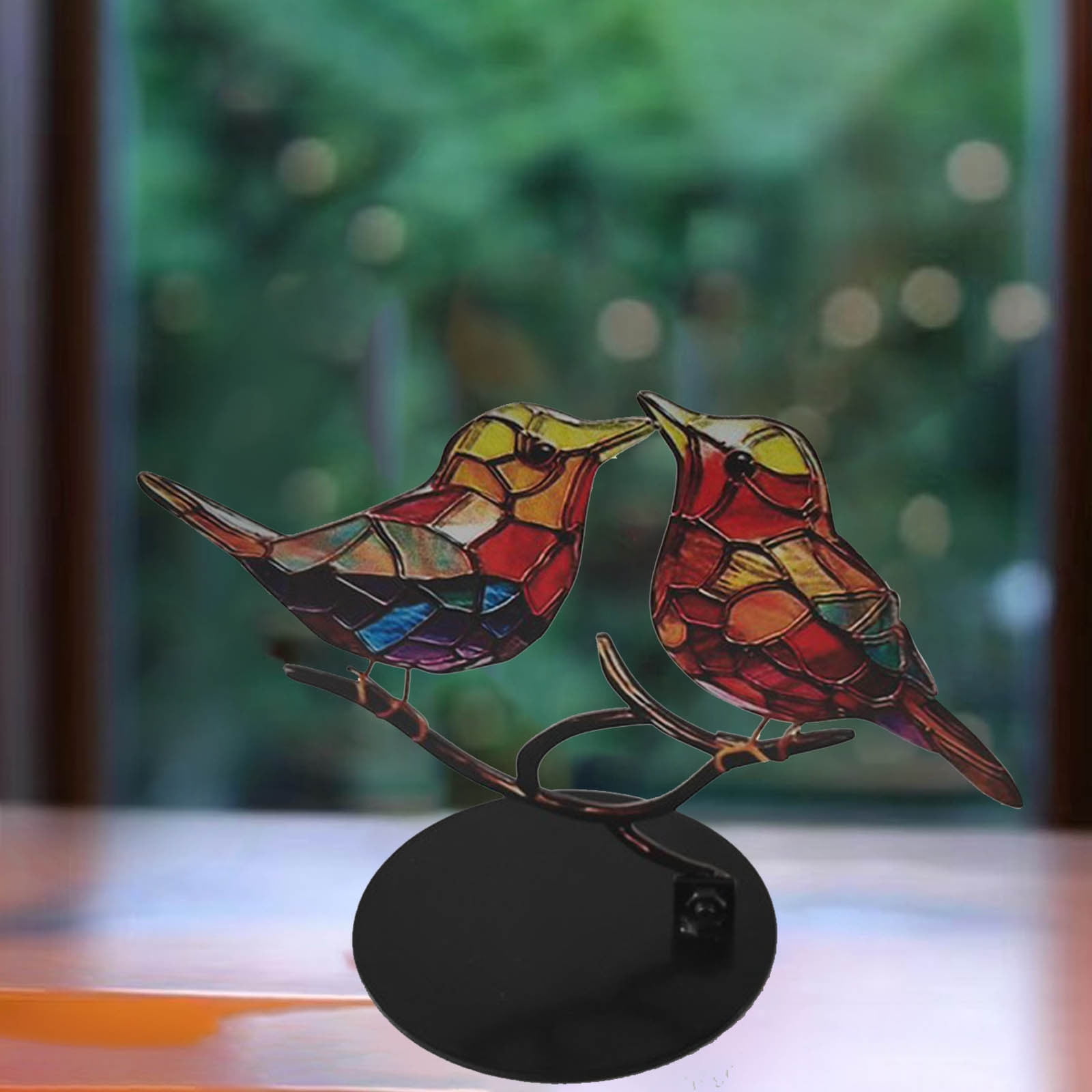 MORESEC under $5 Metal Bird Decorations, Colorful Metal Bird ...