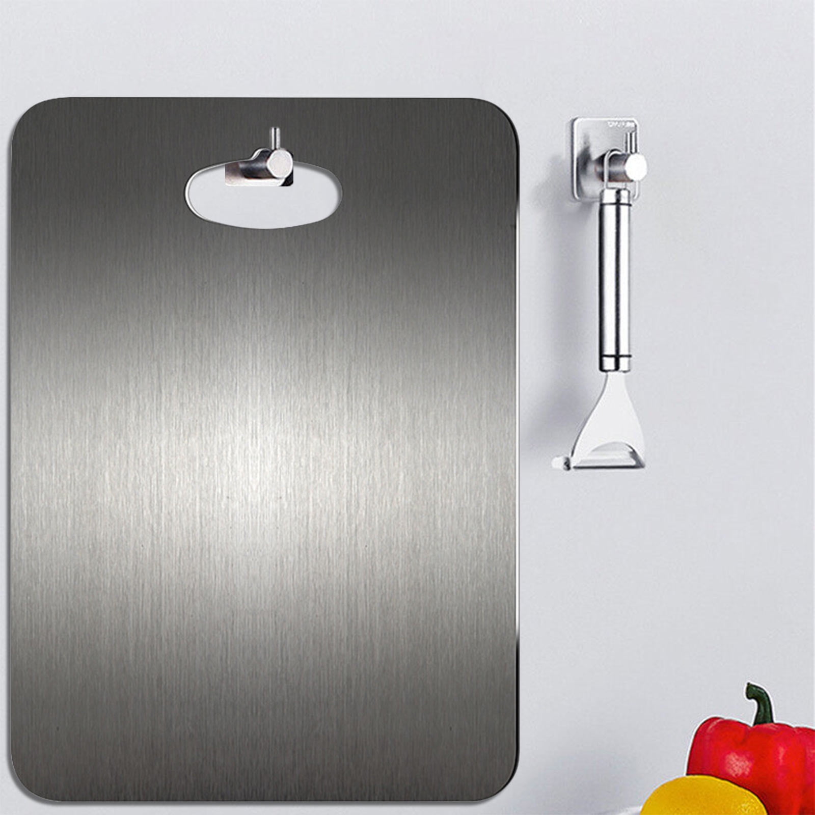 MORESEC under $5 Stainless Steel Chopping Board304 Food-Grade Thickened ...