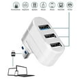 MORESEC under $5 USB Hub, USB 2.0 Three Port Hub,7 Character Rotating ...