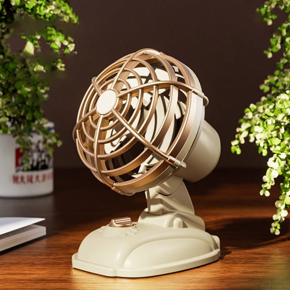 MORESEC under $5 USB Mini Desk Fan, USB Rechargeable Mini Desk Fan ...