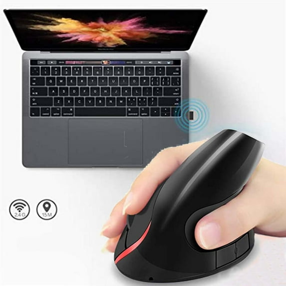 MORESEC under $5 Vertical Ergonomic Wireless MouseRechargeable ...
