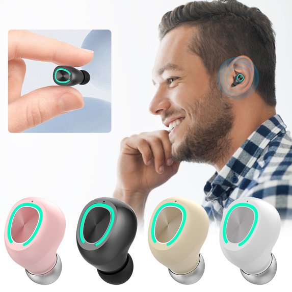 MORESEC under $5 4Pcs Mini Bluetooth Earbud,Single Ear Wireless Headset ...