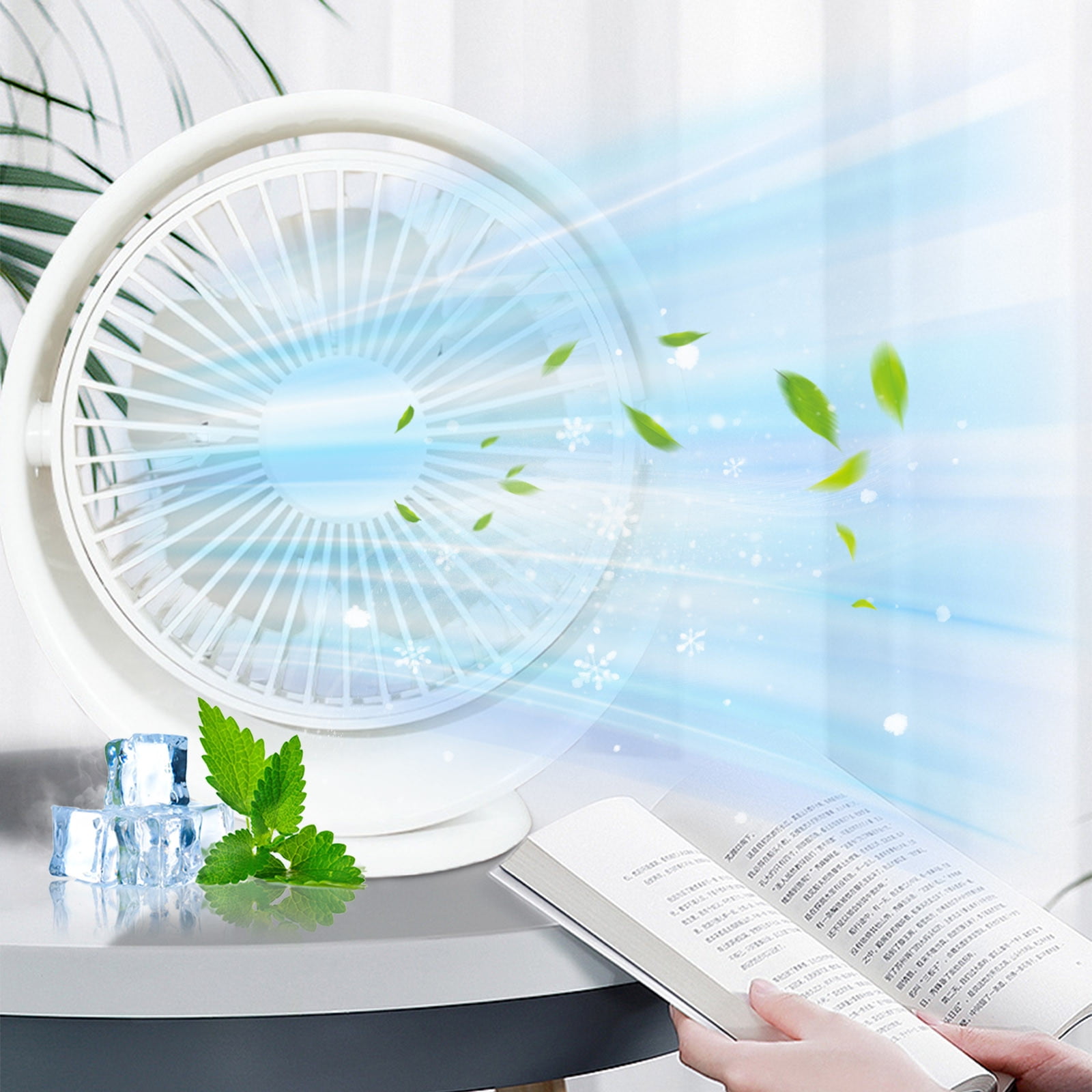 MORESEC under $5 Silent USB Desktop FanModel Portable Office ...