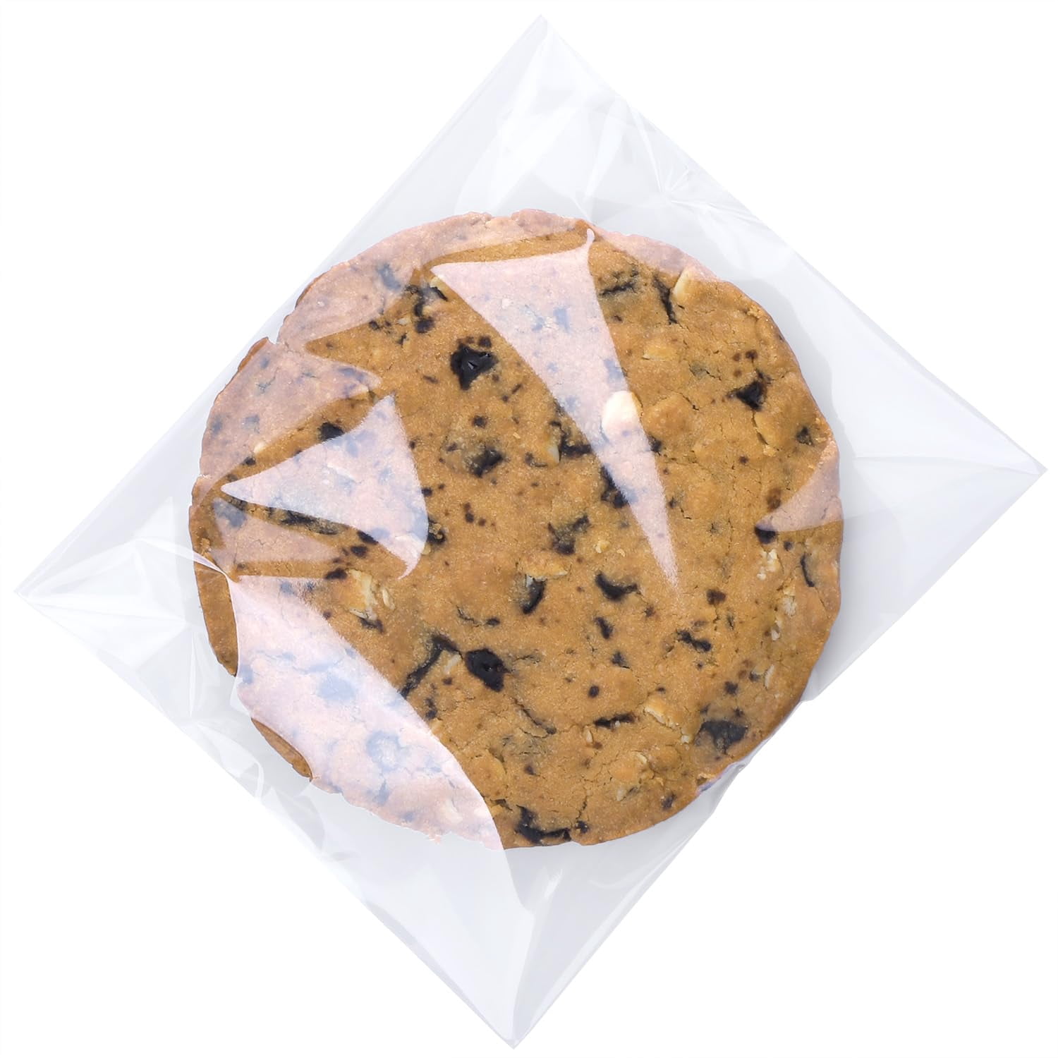 MORIDA Clear Cellophane Bags VTF5 200 Pcs 5x7 inch Self Adhesive Cookie ...