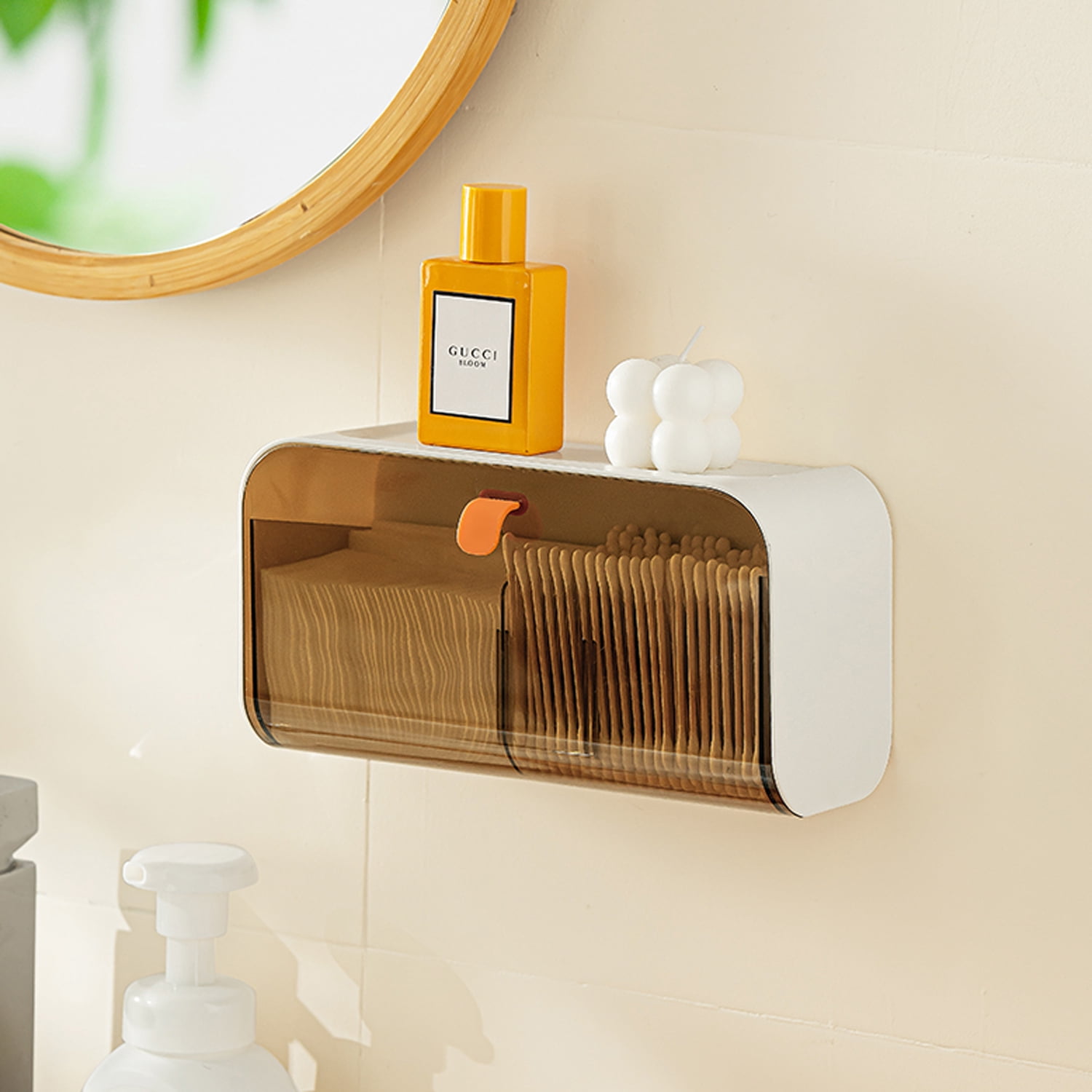 MORNITE Pad Holder for Bathroom,Sanitary Napkins Organizer,Feminine ...