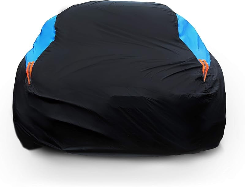 MORNYRAY Waterproof Car Cover All-Weather Snowproof UV Protection ...