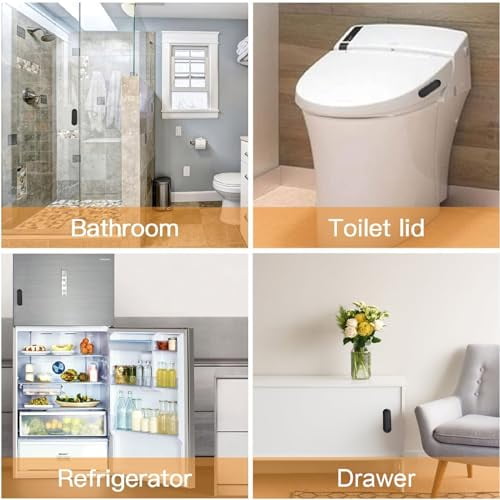 MOROBOR 8PCS Self-Adhesive Sliding Handles, Plastic Recessed Finger ...