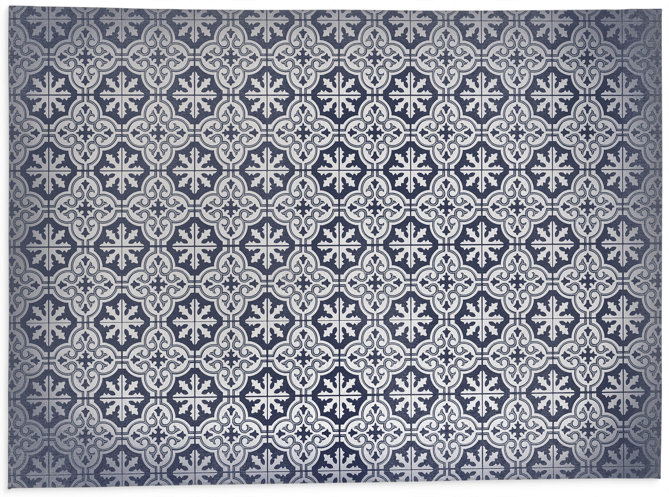 MOROCCAN FADE NAVY Indoor Floor Mat By Kavka Designs - Walmart.com