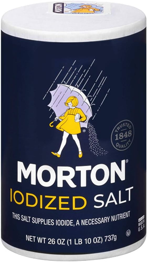 MORTONS SALT IODIZED 26 OZ - Pack of 24 - Walmart.com