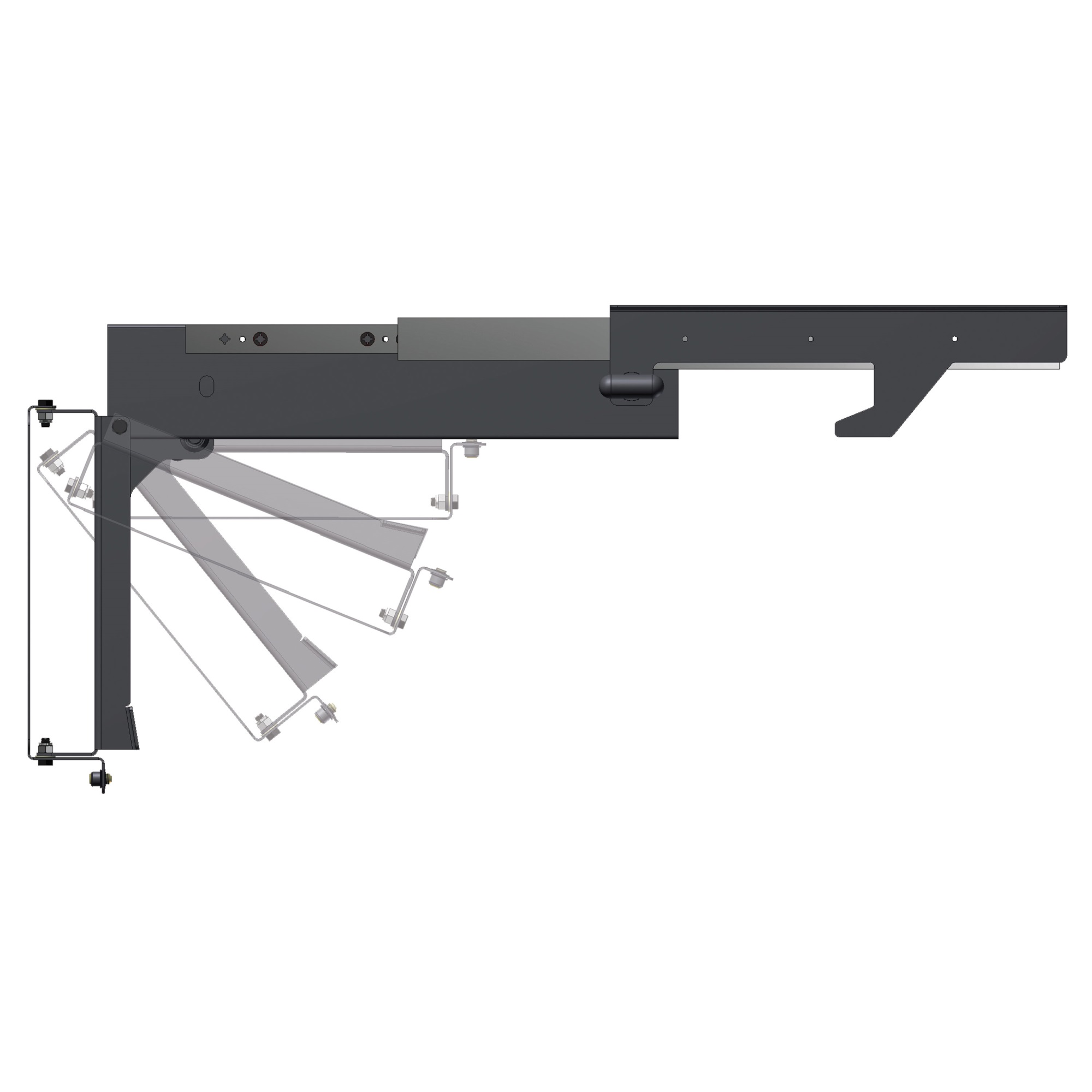 Free Shipping! MORryde TV40-010H Slide-Out and Flip Down Ceiling Mount ...
