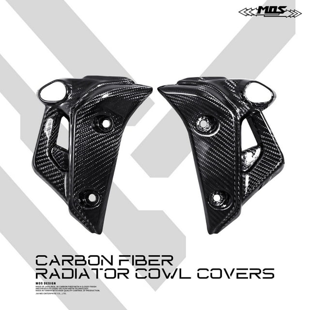 MOS Carbon Fiber Radiator Cowl Covers for Yamaha MT-07 FZ-07 2021-2023 ...