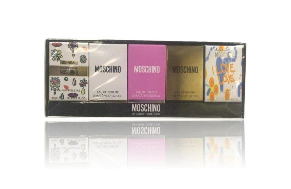 Moschino 5 piece miniature collection womens perfume gift set NIB ...