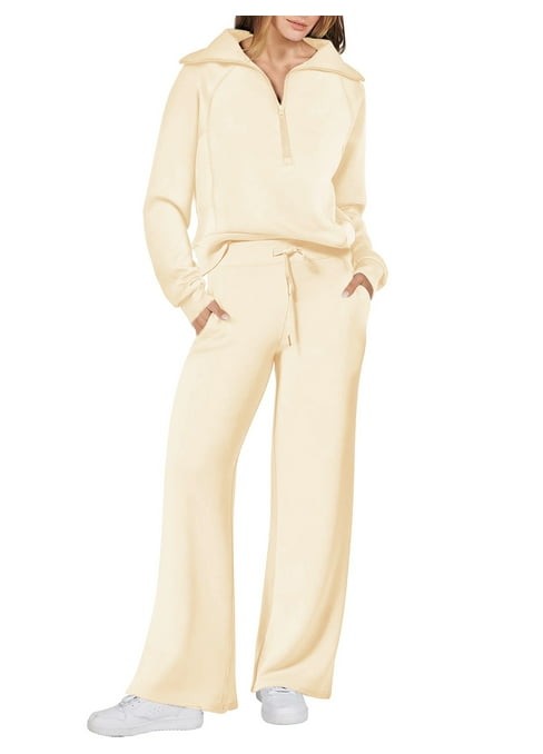 BLVB Men's And Women's Casual Sweatsuit Set Long Sleeve Hoodie and ...