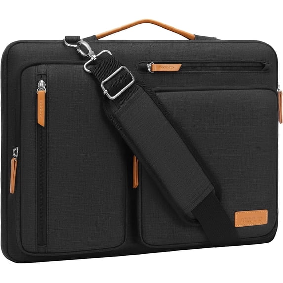 MOSISO, Adjustable Laptop Shoulder Bag, 15-16", Black - Walmart.com
