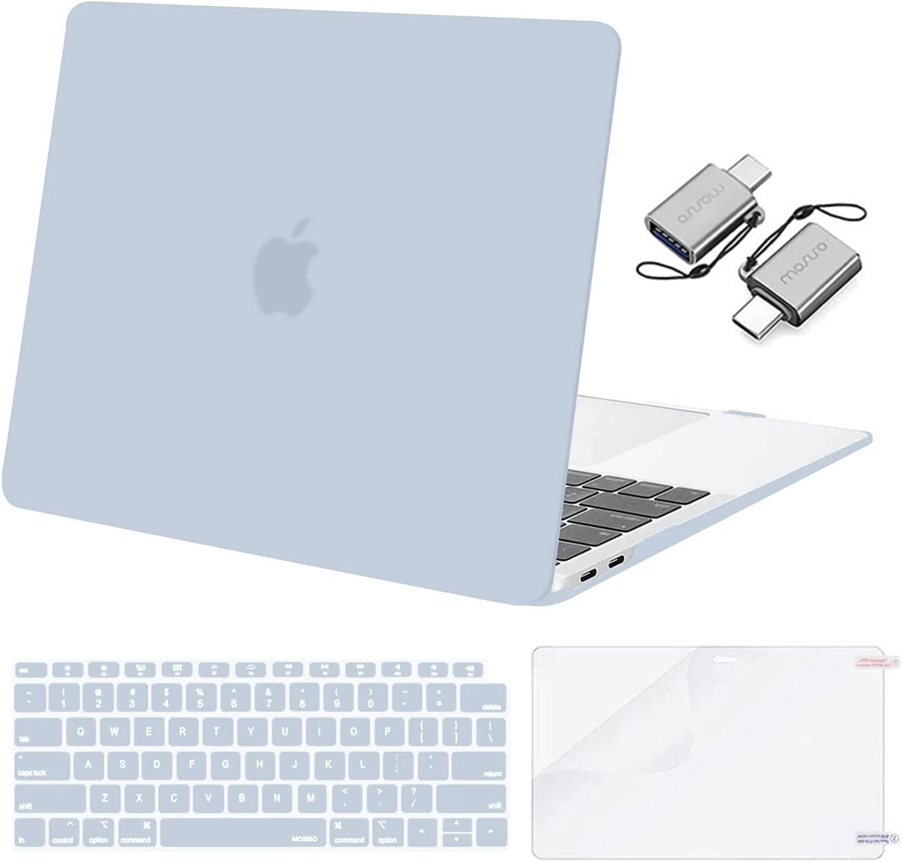 MOSISO Compatible with 2022 - 2018 MacBook Air 13 inch Case A2337 M1 ...