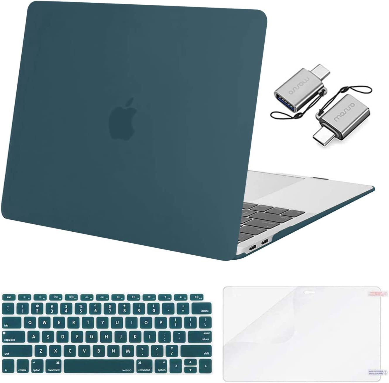 MOSISO Compatible with 2022 - 2018 MacBook Air 13 inch Case A2337 M1 ...