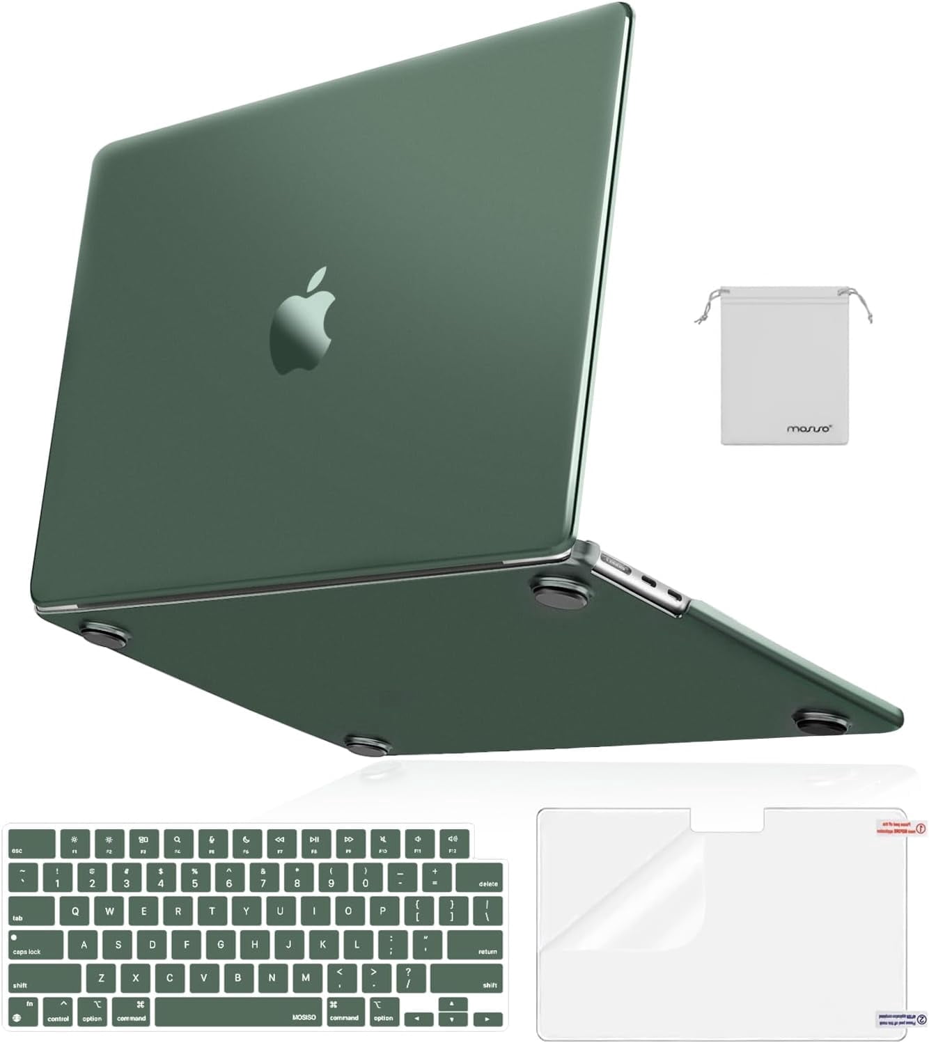 MOSISO Compatible with MacBook Air 13 inch Case 2025 2024 2023 2022 M4 ...
