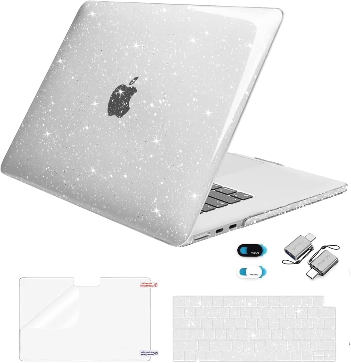 MOSISO MacBook Air 15 inch Case 2025 2024 2023 Release M4 A3241 M3 ...