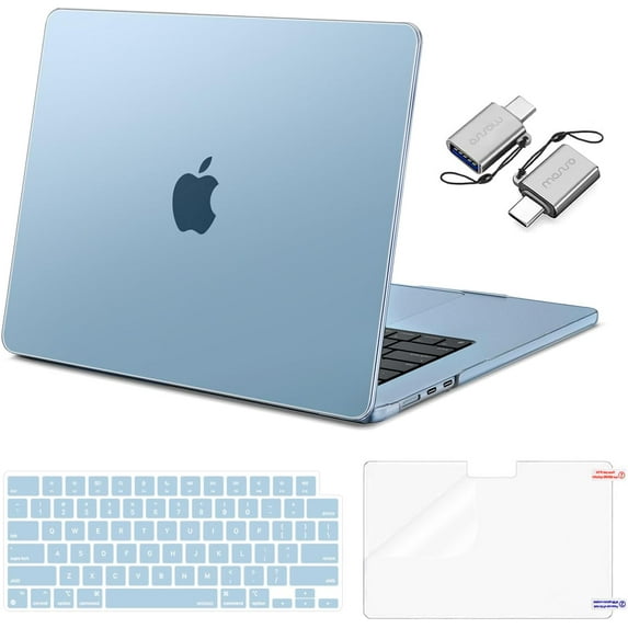 MOSISO MacBook Air 15 inch Case for 2025 2024 2023 M4 M3 M2, Hard Shell ...