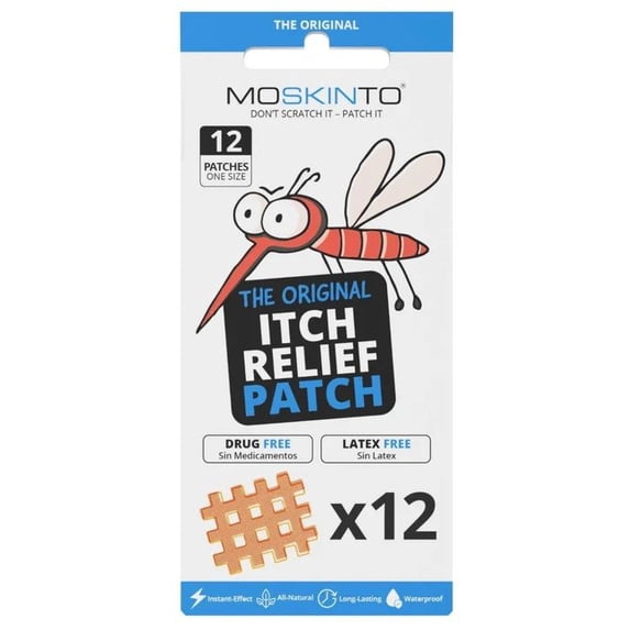 MOSKINTO The Original Mosquito Itch Relief Patch 12 count - Walmart.com