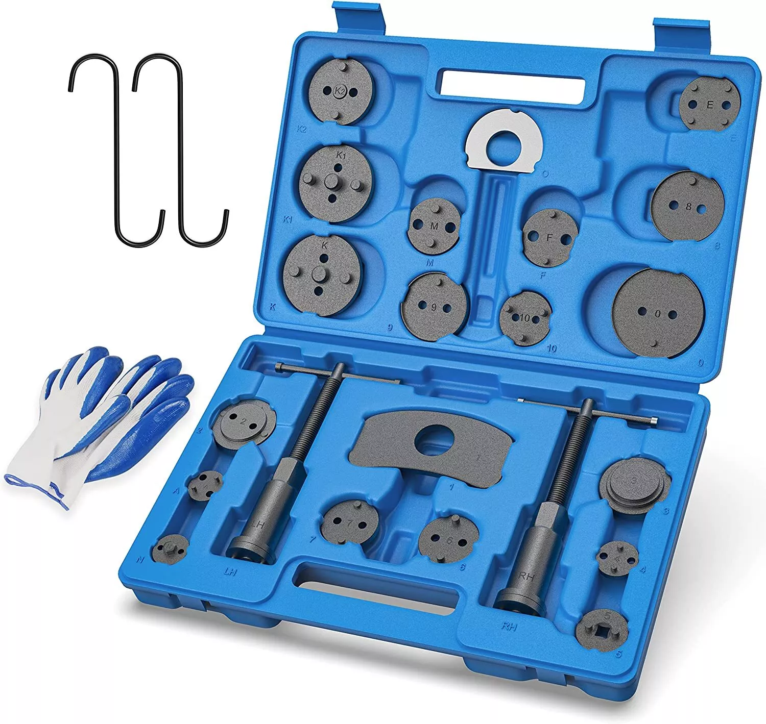 MOSTPLUS 27Pcs Universal Disc Brake Caliper Tool Piston Pad Wind Back ...
