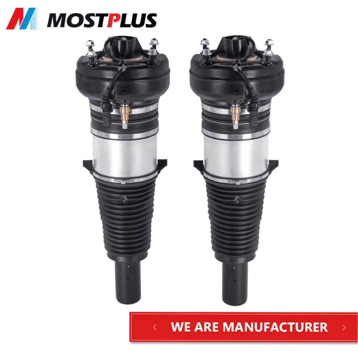 MOSTPLUS 2PCS Front Air Suspension Shocks Struts Assembly for Audi A6 ...