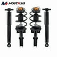 MOSTPLUS 4PCS Front & Rear Complete Strut Shocks Assembly for GMC ...