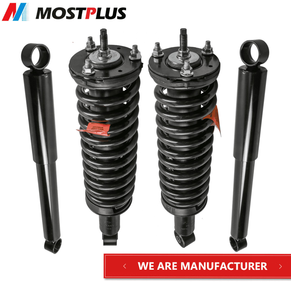 MOSTPLUS 4PCS Front & Rear Complete Struts Shocks for 1998-2004 Toyota ...