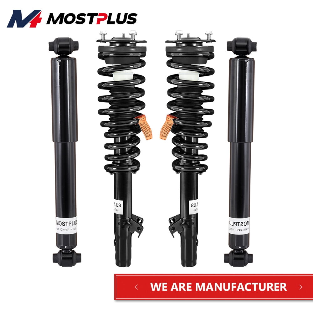 MOSTPLUS 4PCS Front Rear Struts Shock Absorbers for 2006-2009 Fusion ...