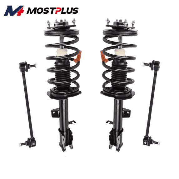 MOSTPLUS 4PCS Front Shock Struts w/ Sway Bar Link for 2005-2011 Escape ...