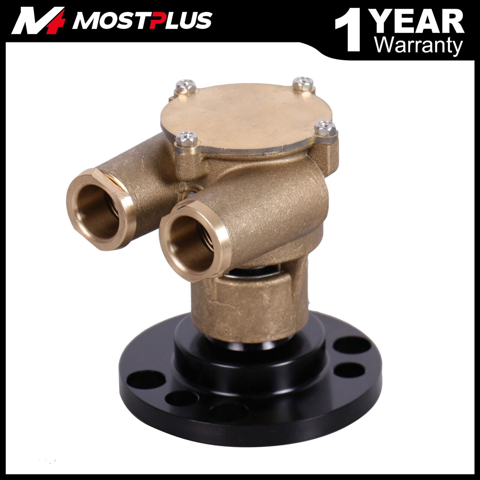 MOSTPLUS Crank Mounted Sea Raw Water pump for 79-93 Volvo Penta AQ ...