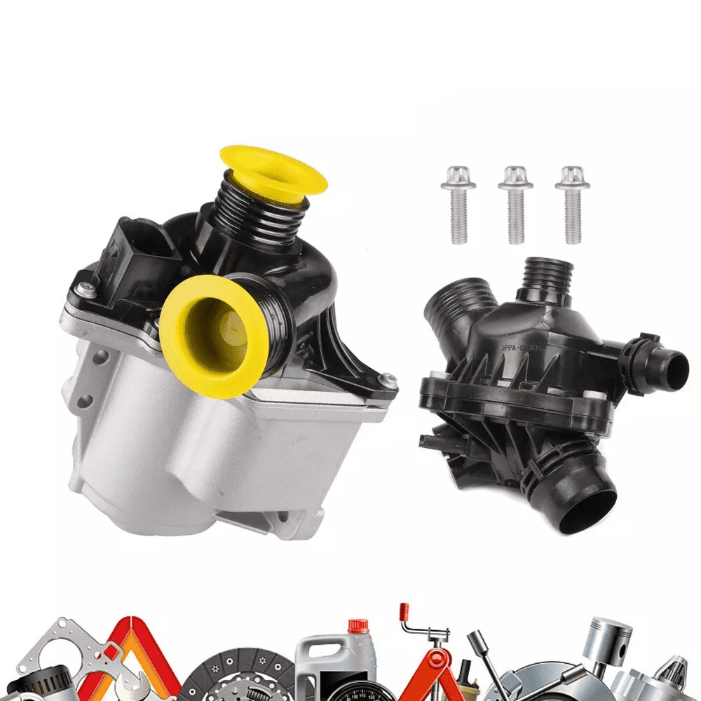 MOSTPLUS Electric Engine Water Pump & Thermostat 11517563659 for BMW ...