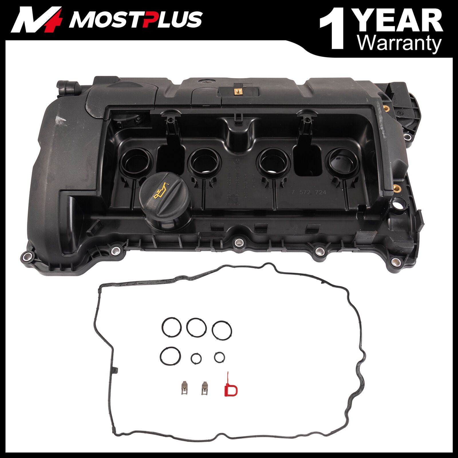 MOSTPLUS Engine Valve Cover & Gasket for 2007-2016 Mini Cooper 1.6 Non ...