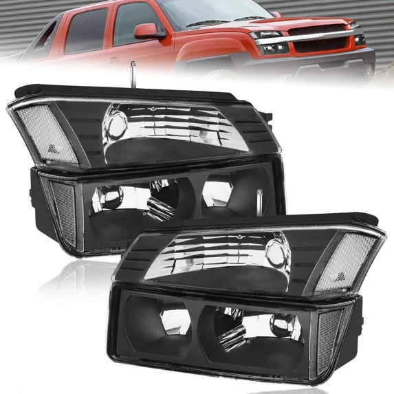 MOSTPLUS For 2002-2006 Chevy Avalanche 1500 2500 w/Body Cladding Black ...